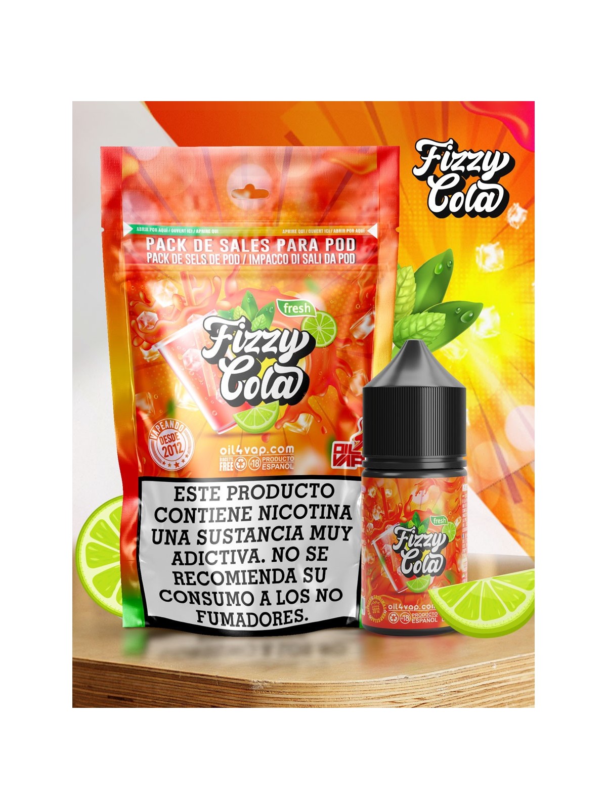 O4V - PACK DE SALES FIZZY COLA